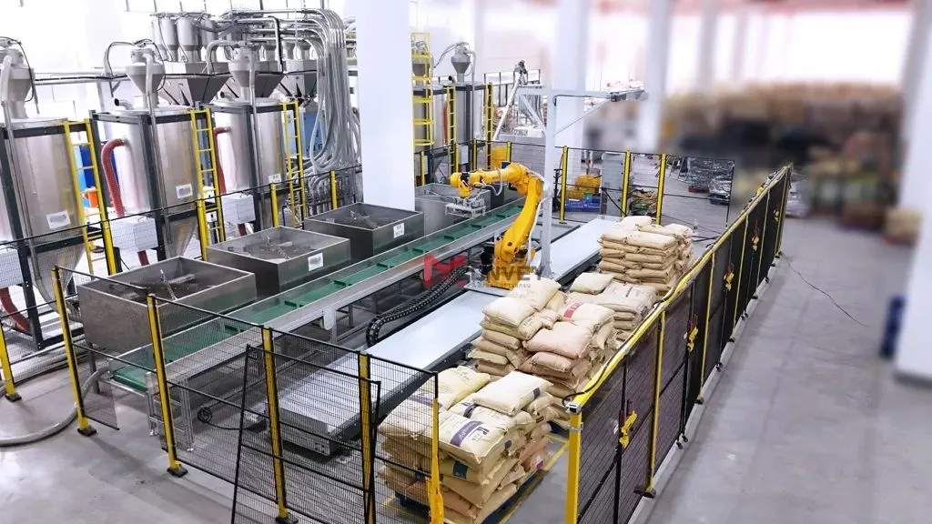 Automated Material Handling Solution for Plastic Sheet Production - Liansu